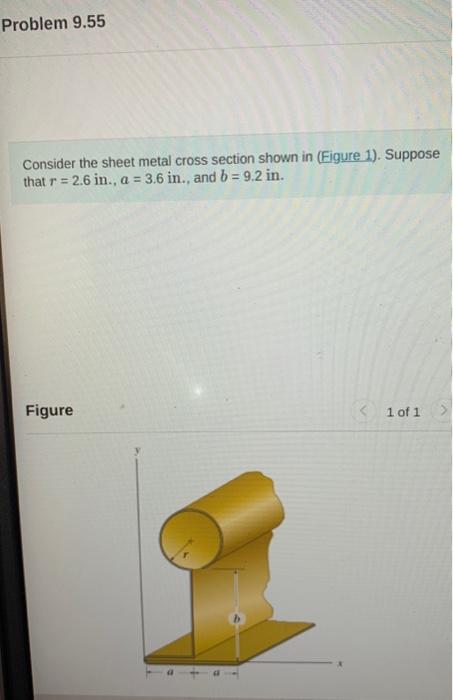 Solved Consider the sheet metal cross section shown in | Chegg.com