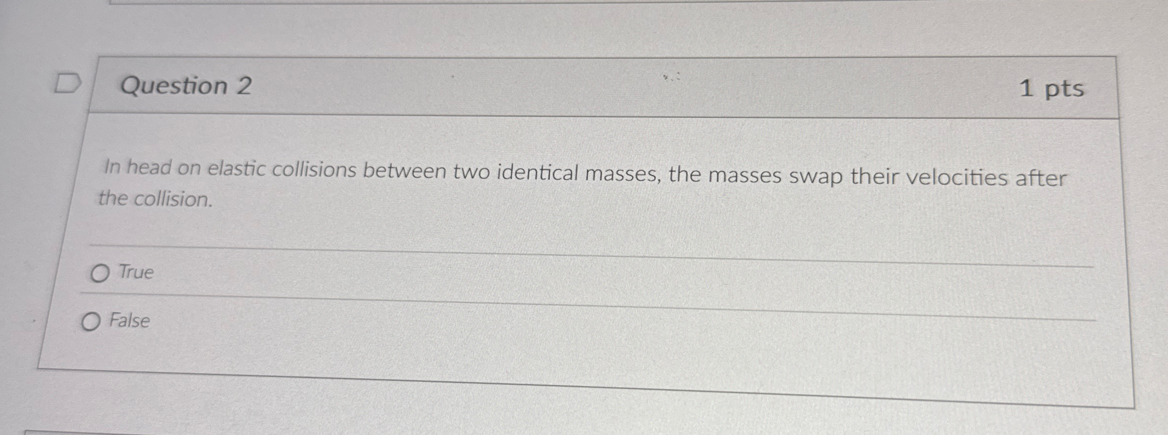 Solved Question 21 ﻿ptsIn head on elastic collisions between | Chegg.com