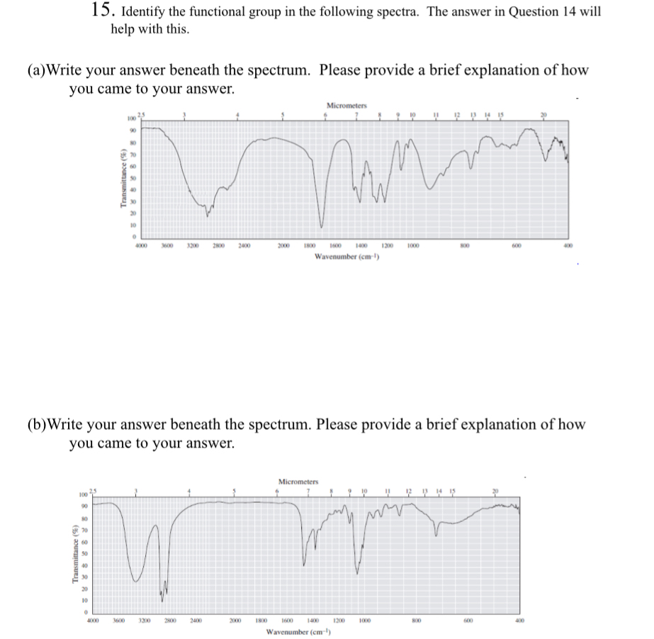 Solved Identify the functional group in the following | Chegg.com