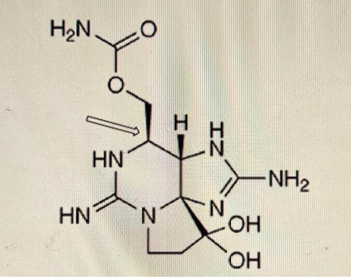 Solved 1. The molecule below is Saxitoxin it is a | Chegg.com