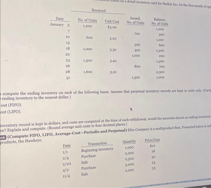 Solved Instructions Compute cost of goods sold, assuming | Chegg.com