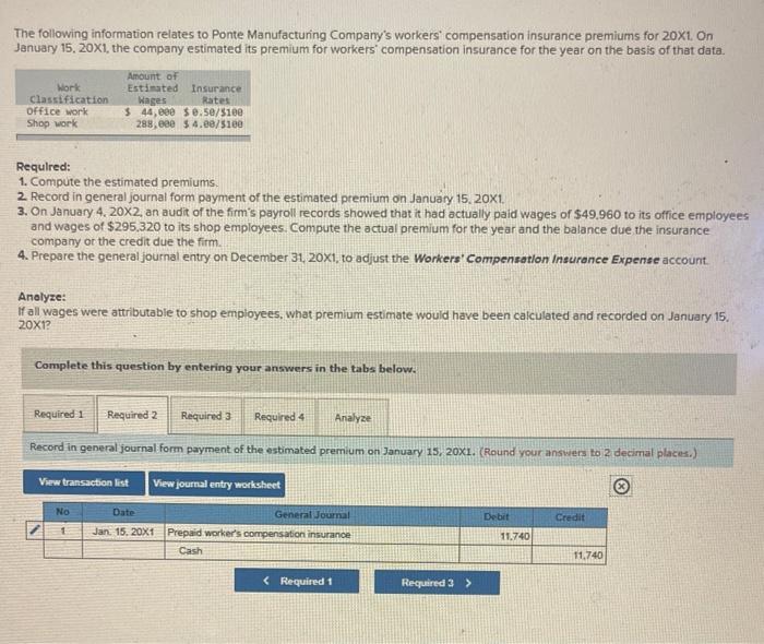 Solved The following information relates to Ponte | Chegg.com