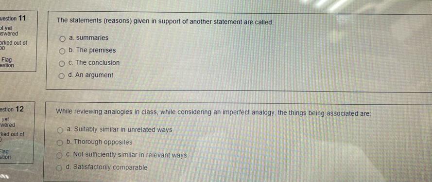 Solved uestion 11 The statements (reasons) given in support | Chegg.com Solved uestion 11 The statements (reasons) given in support | Chegg.com