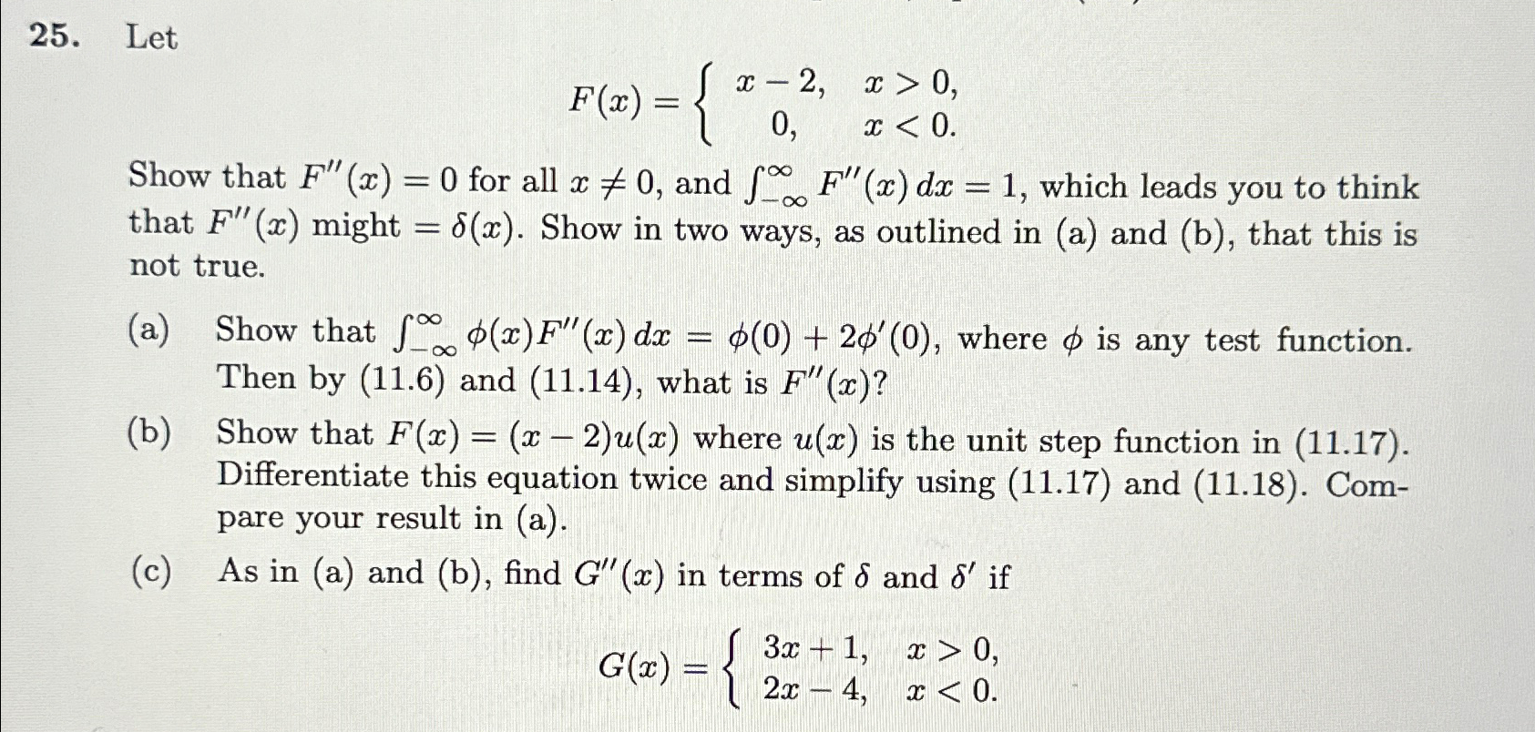Solved LetF(x)={x-2,x>00,x