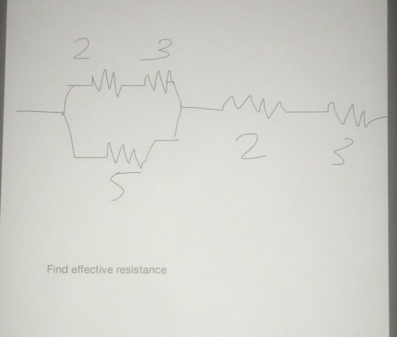 Find effective resistance | Chegg.com