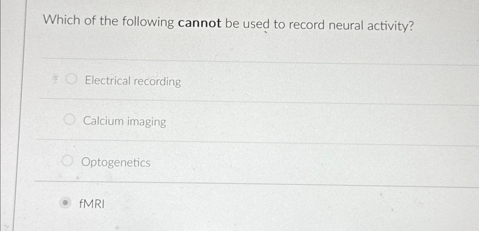 Solved Which of the following cannot be used to record | Chegg.com
