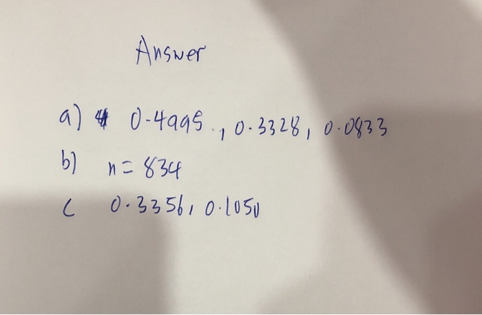 Solved 1 A Calculator Can Produce Three Digit Random Numbers