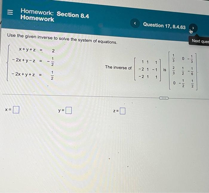 Solved Iii Homework Section 8 4 Homework Question 16