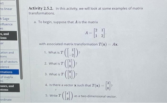 Solved Activity 2.5.2. In this activity, we will look at | Chegg.com