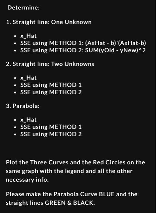 Solved Create ONE MATLAB script: Please place the results | Chegg.com