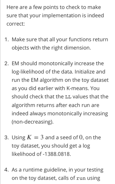 Solved 3. Expectation-maximization algorithm Bookmark this | Chegg.com