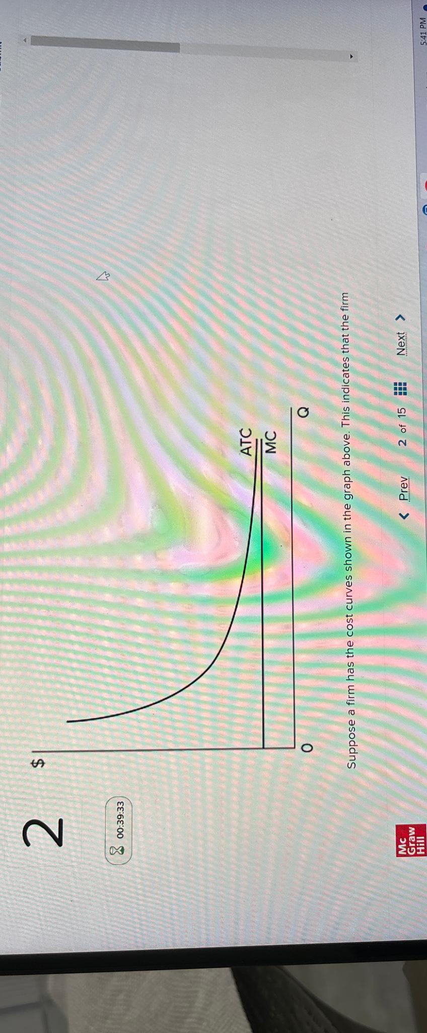 Solved Suppose a firm has the cost curves shown in the graph | Chegg.com