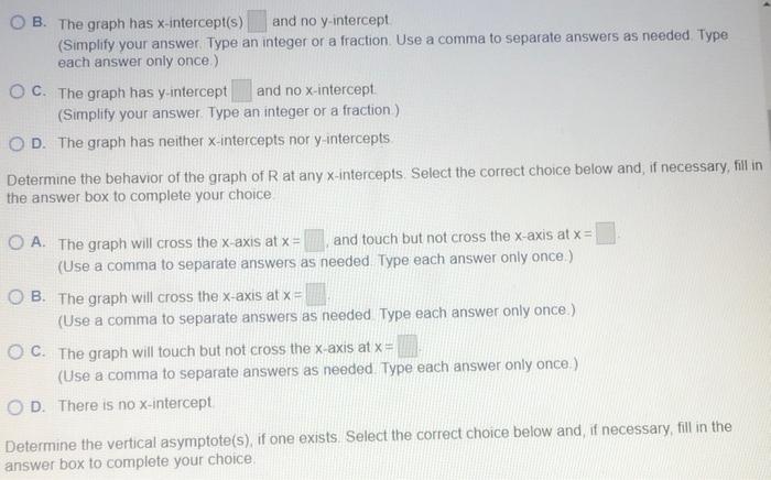 Solved Analyze the graph of the function R(x)=x2−x−12x2 If | Chegg.com
