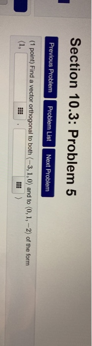 Solved Section 10.3: Problem 5 Previous Problem Problem List | Chegg.com