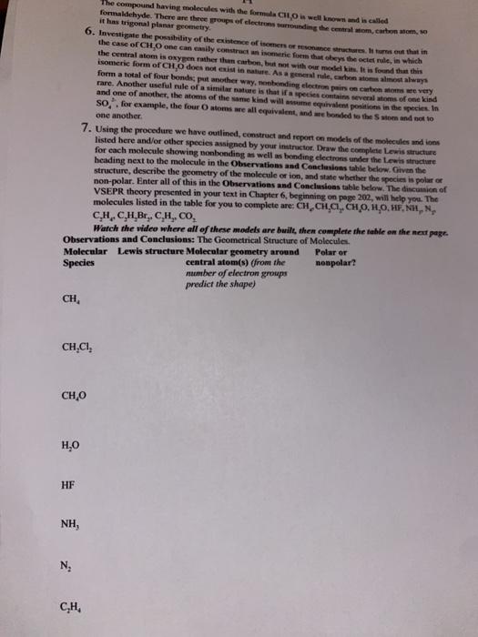 Solved The compound having molecules with the form CHNO in | Chegg.com