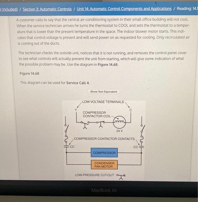 Included) / Section 3: Automatic Controls / Unit 14: | Chegg.com