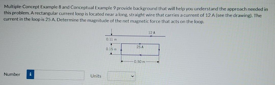 Solved Multiple-Concept Example 8 and Conceptual Example 9 | Chegg.com