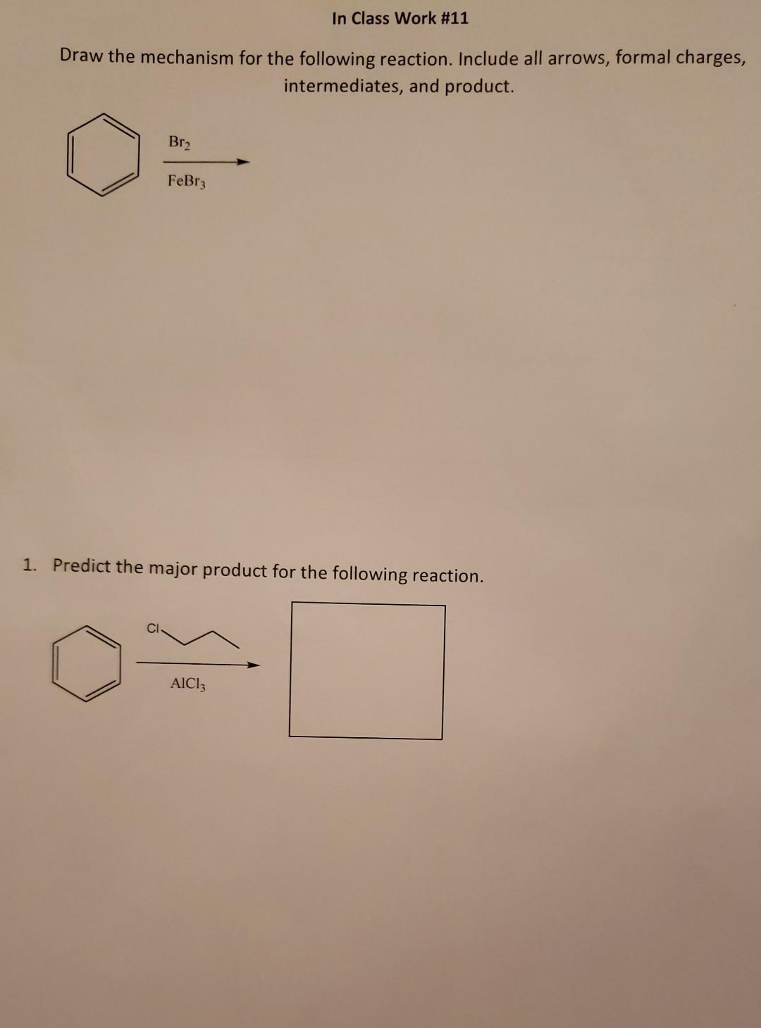 [Solved]: Draw the mechanism for the following rea