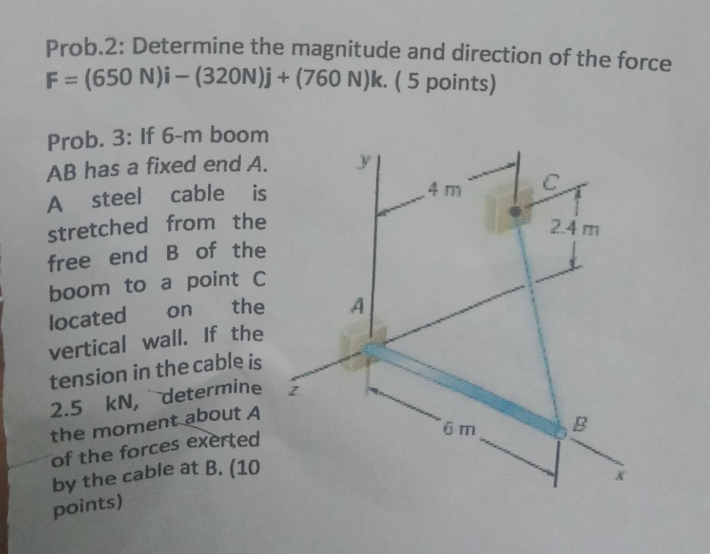Solved statics of rigid bodies solve the all questions step | Chegg.com