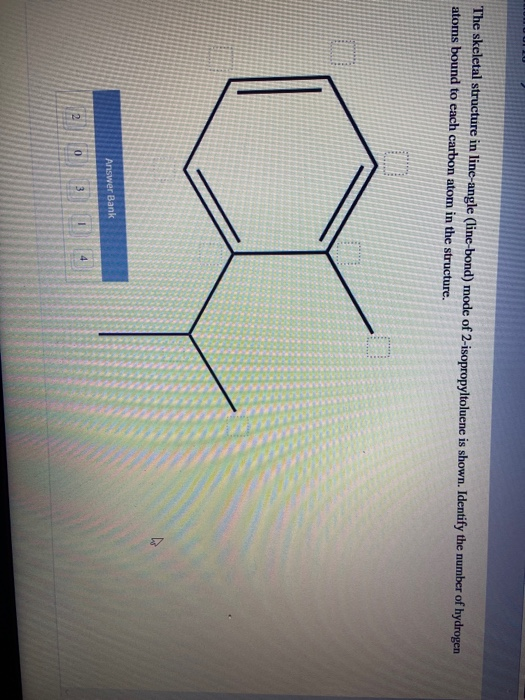 Solved The skeletal structure in line-angle (line-bond) mode | Chegg.com