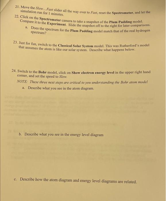 Procedure and questions 1. Access the PhET website. | Chegg.com