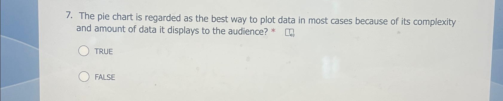Solved The pie chart is regarded as the best way to plot | Chegg.com