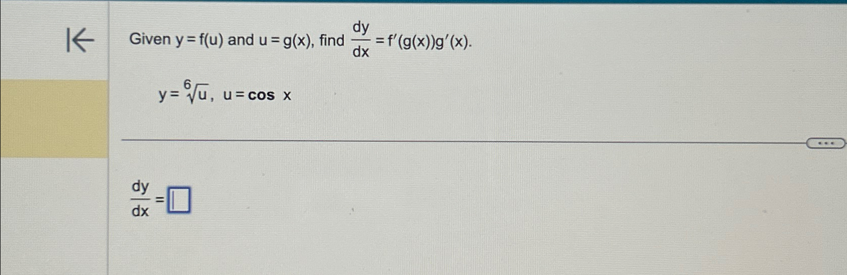 Solved Given y=f(u) ﻿and u=g(x), ﻿find | Chegg.com