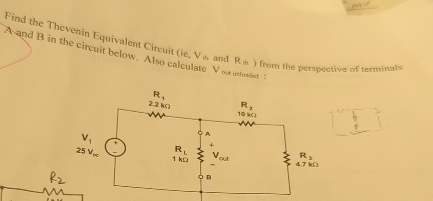 Solved Find the Thevenin Equivalent Circuit (ie, Vth ﻿and | Chegg.com