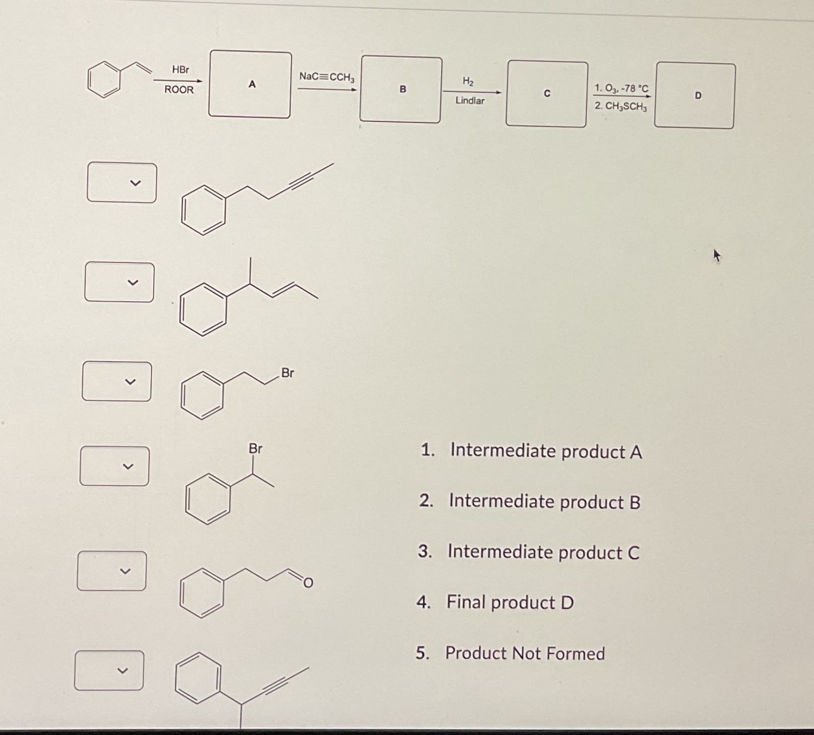 Solved Intermediate product AIntermediate product | Chegg.com
