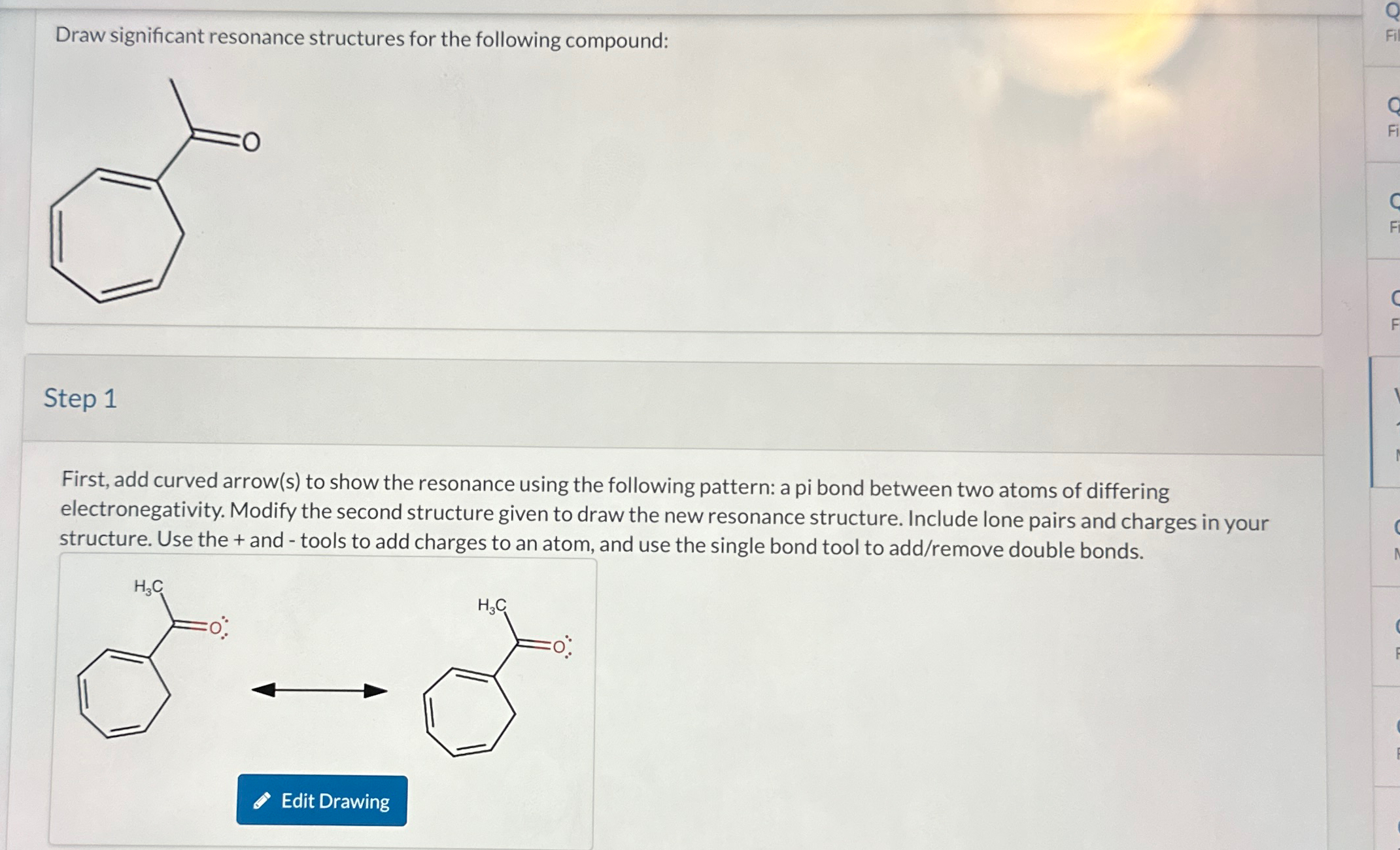 Solved Draw significant resonance structures for the | Chegg.com