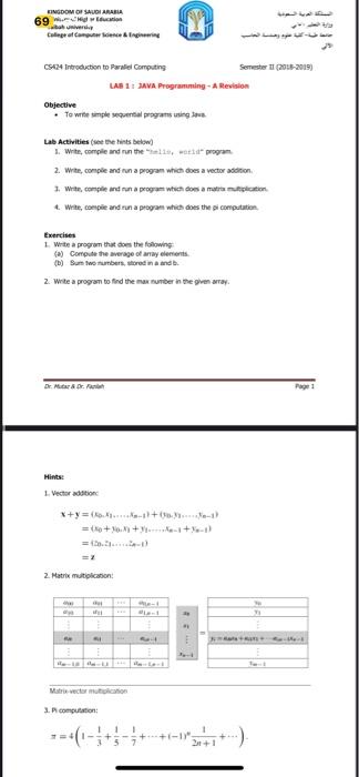 Solved Answer Mpi C To Write Simple Parallel Applications