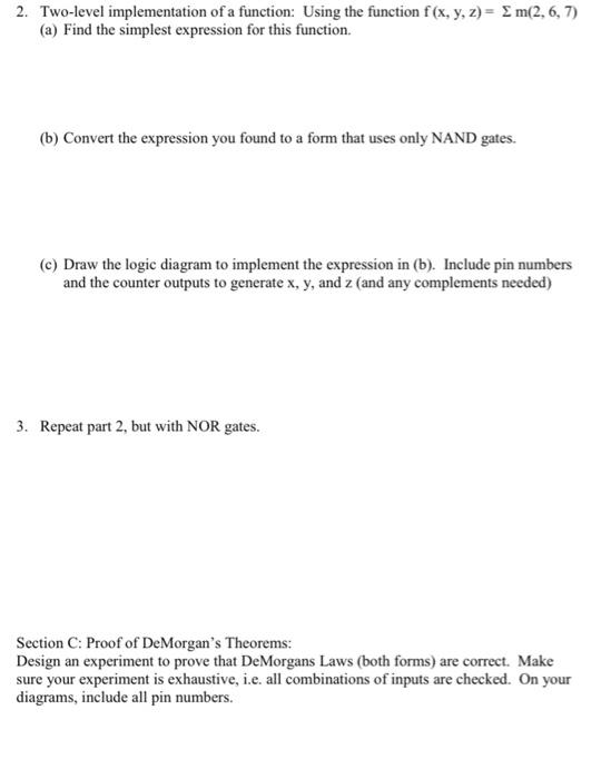 Solved Prelab - Lab #5: Combinational Logic Circuit Design | Chegg.com