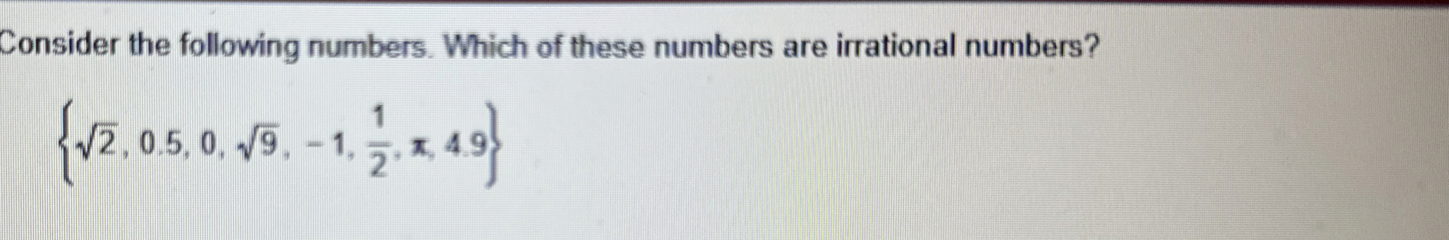 Solved Consider the following numbers. Which of these | Chegg.com