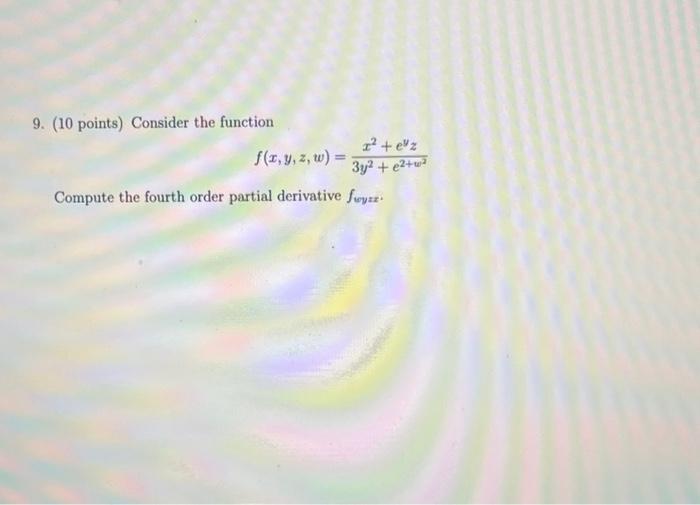 Solved 9. (10 points) Consider the function | Chegg.com Solved 9. (10 points) Consider the function | Chegg.com
