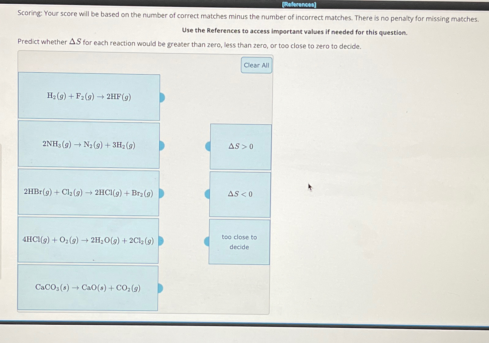 Solved [References]Scoring: Your score will be based on the | Chegg.com