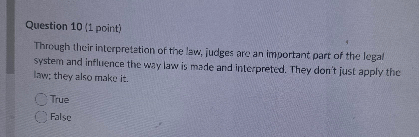 Solved Question 10 (1 ﻿point)Through their interpretation of | Chegg.com