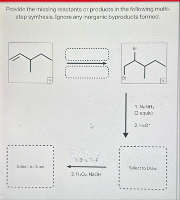 Solved Provide the missing reactants or products in the | Chegg.com