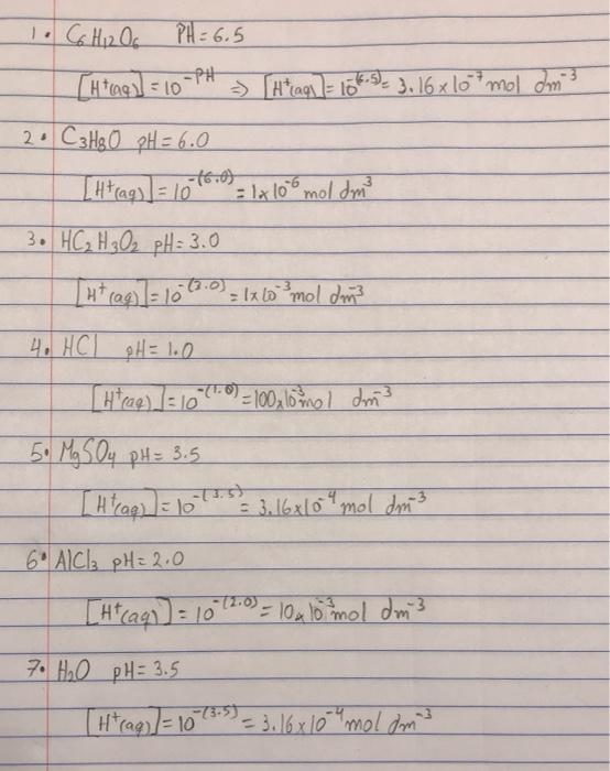 3. Write the chemical formula for the 6 solids formed | Chegg.com