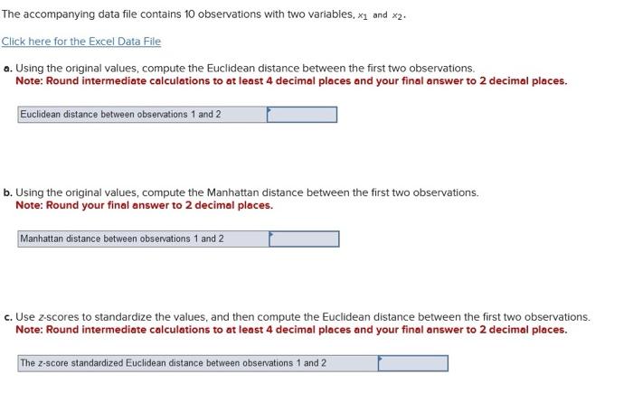 Solved d. Use the min-max transformation to normalize the | Chegg.com