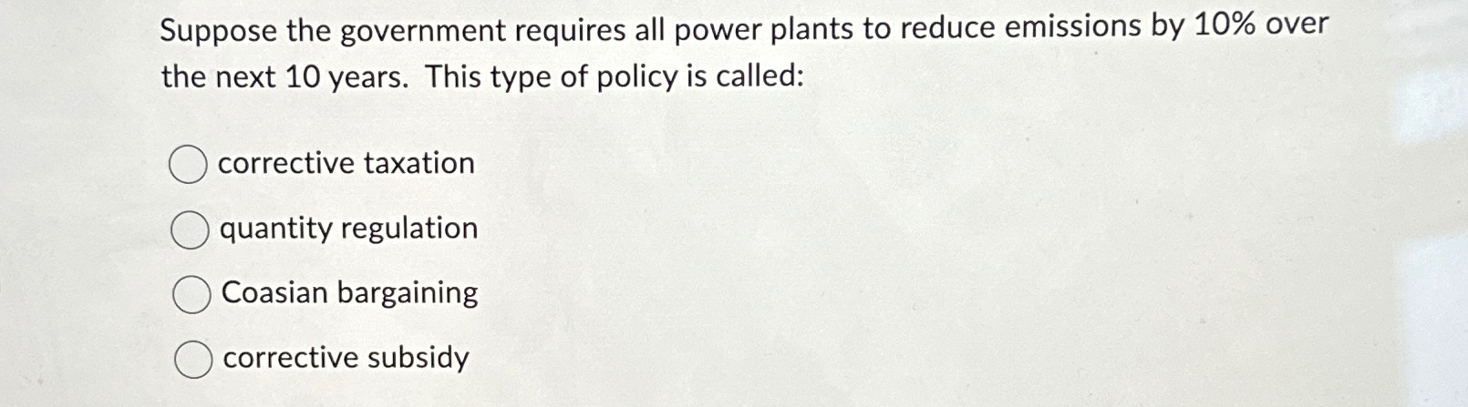 Solved Suppose the government requires all power plants to | Chegg.com