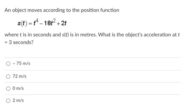 Solved Given h(t)=−4.9t2+24.5t+20 is the position equation | Chegg.com