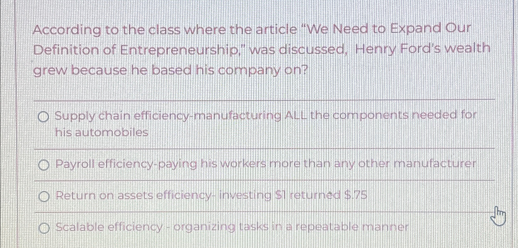 Solved According to the class where the article Solved According to the class where the article