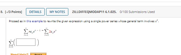 Solved Proceed as in this example to rewrite the given | Chegg.com