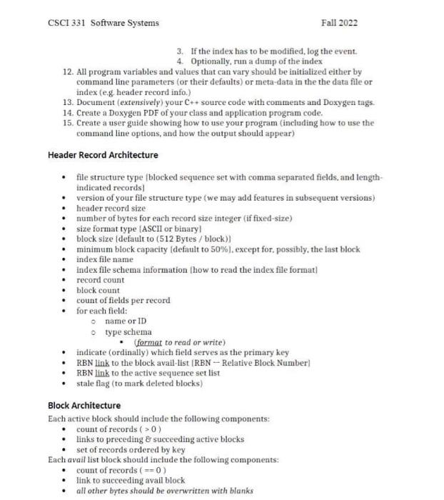 Solved Objectives: Students will 1. apply structured | Chegg.com