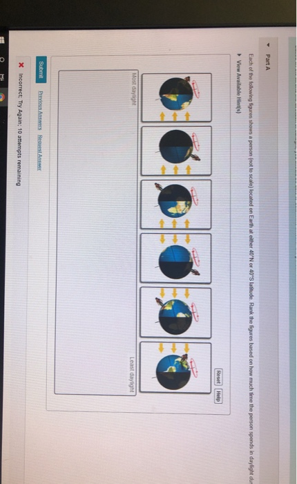 Solved Part A Each of the following figures shows a person | Chegg.com