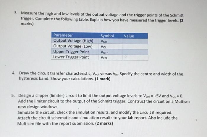 1. Analyze the following circuit and determine the | Chegg.com