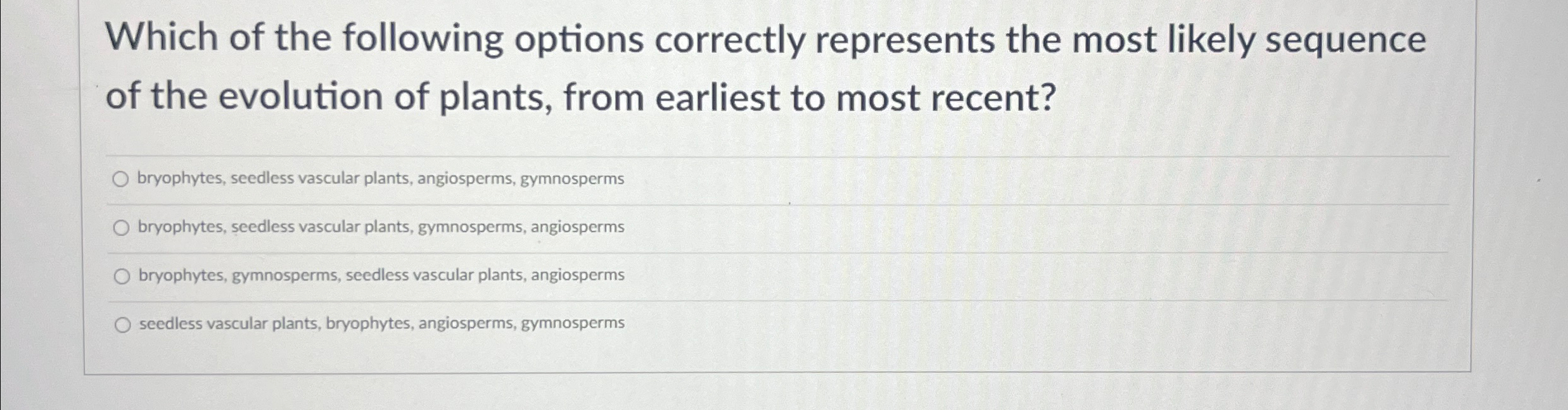Solved Which of the following options correctly represents | Chegg.com
