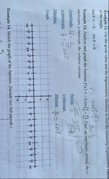 Solved Example 12. ﻿Use the given value and the | Chegg.com
