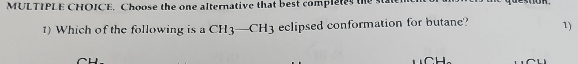 Solved MULTIPLE CHOICE. Choose the one alternative that best | Chegg.com