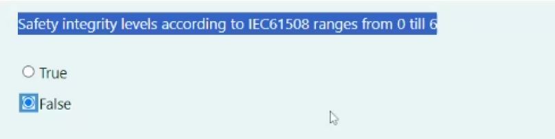 Solved Safety integrity levels according to IEC61508 ﻿ranges | Chegg.com
